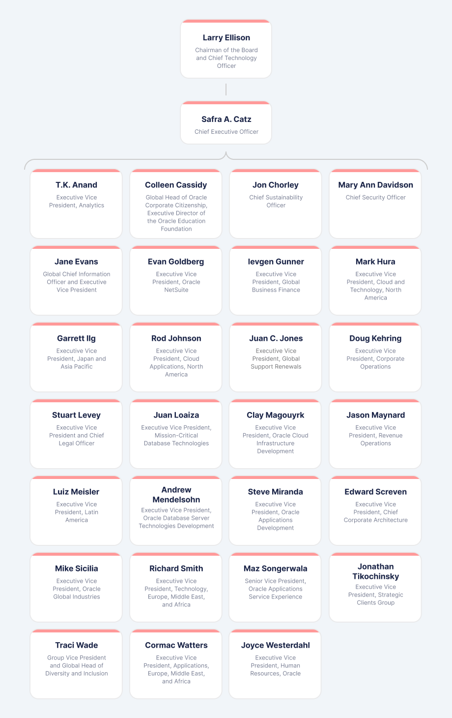 Unveiling the Complexity: Inside Oracle's Organizational Structure